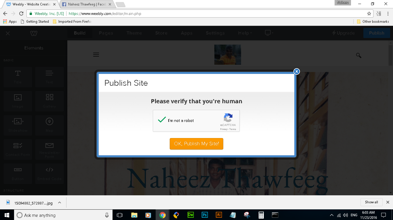 Naheez Thawfeeg's Blog: Weebly