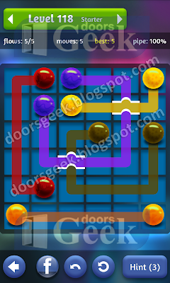 Flow Frenzy Bridges [Starter] Level 118 ~ Doors Geek