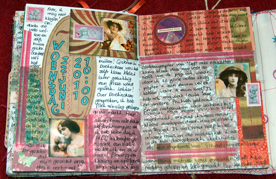 Caatje's Artsy Stuff: ROD journal all filled up