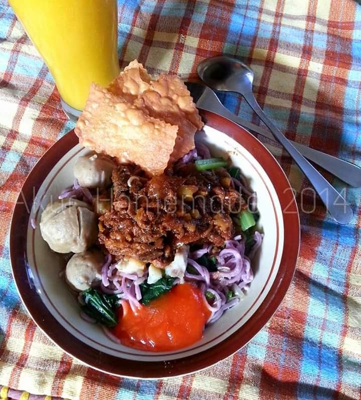 Mie Ubi Ungu Homemade - Mariam Ajm