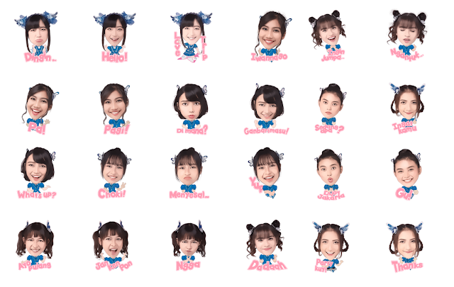 JKT48 Rilis Sticker Line Baru Spesial Single 'LOVE TRIP'