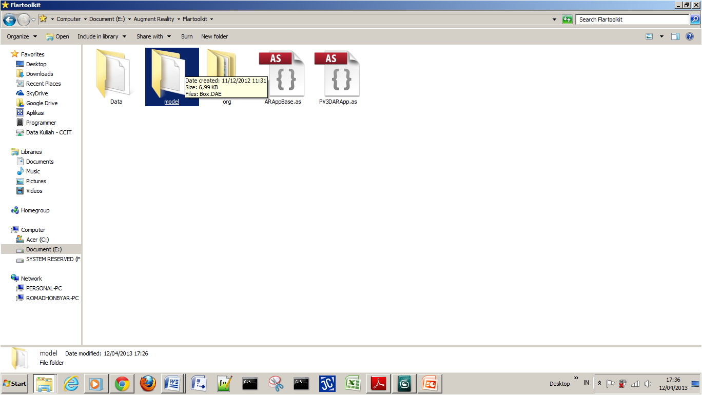 Belajar - Membuat Augmented Reality dengan Flartoolkit - rombyar