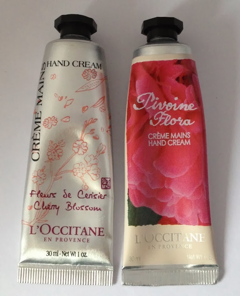 BeautySwot: Pivoine Flora & Cherry Blossom Hand Creams From L'Occitane