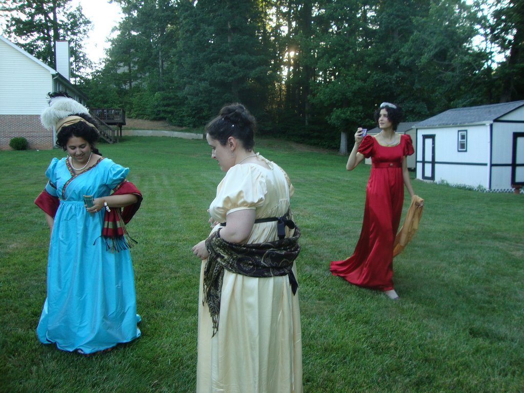 Maggie's Costume Wardrobe: A few more Regency Card party pics
