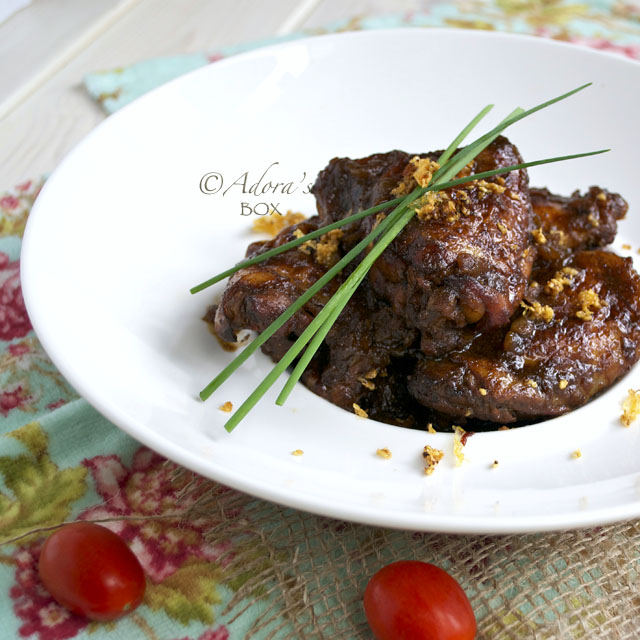 Adora's Box: POLLO CON GUISANTES (MANOK SA GUISANTES)