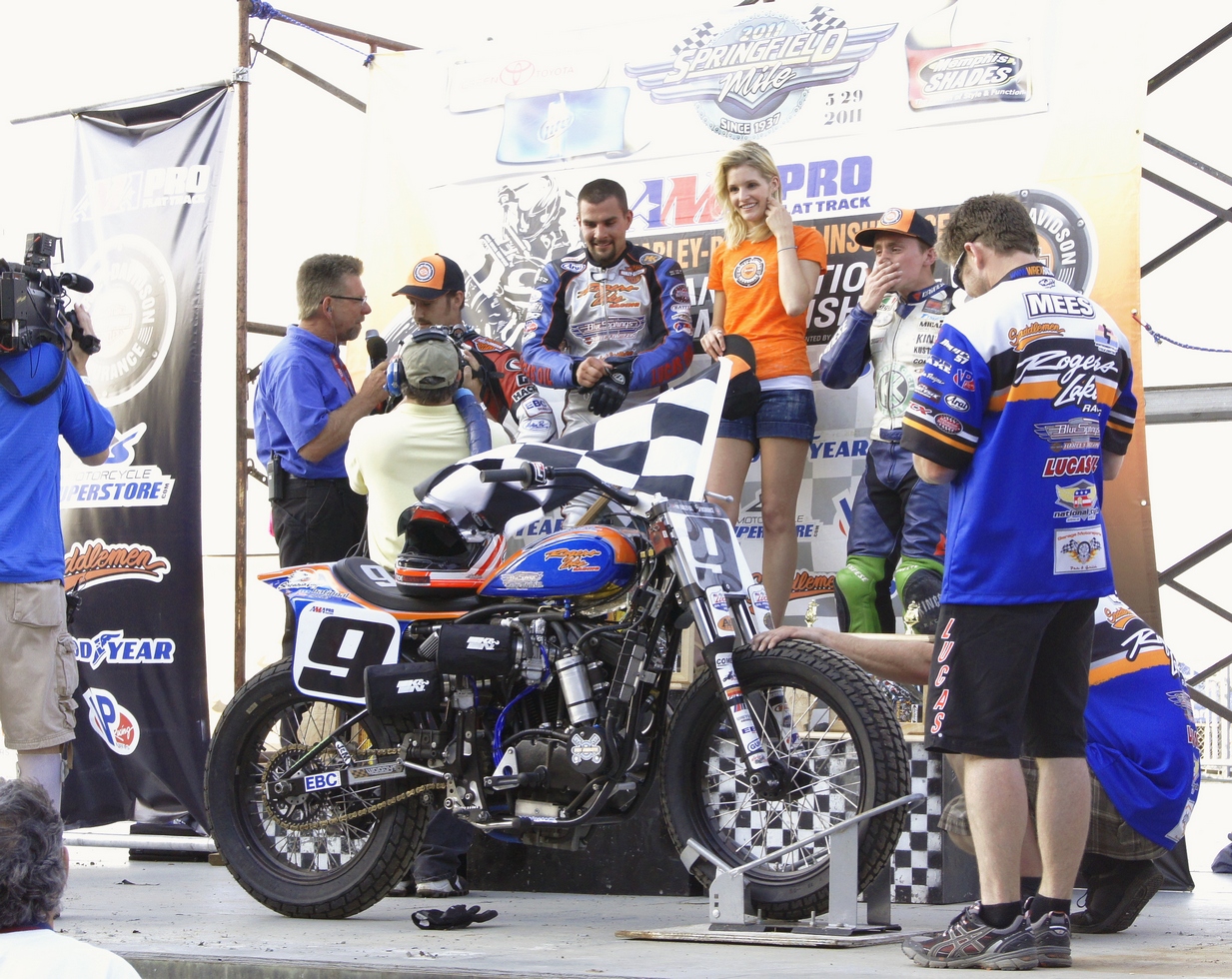 Stu's Shots R Us: AMA Flat Track: Jared Mees Leads Sammy Halbert & Jake ...