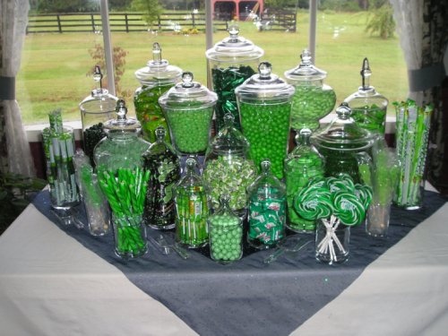 Southern Blue Celebrations: GREEN CANDY BUFFETS & DESSERT TABLES