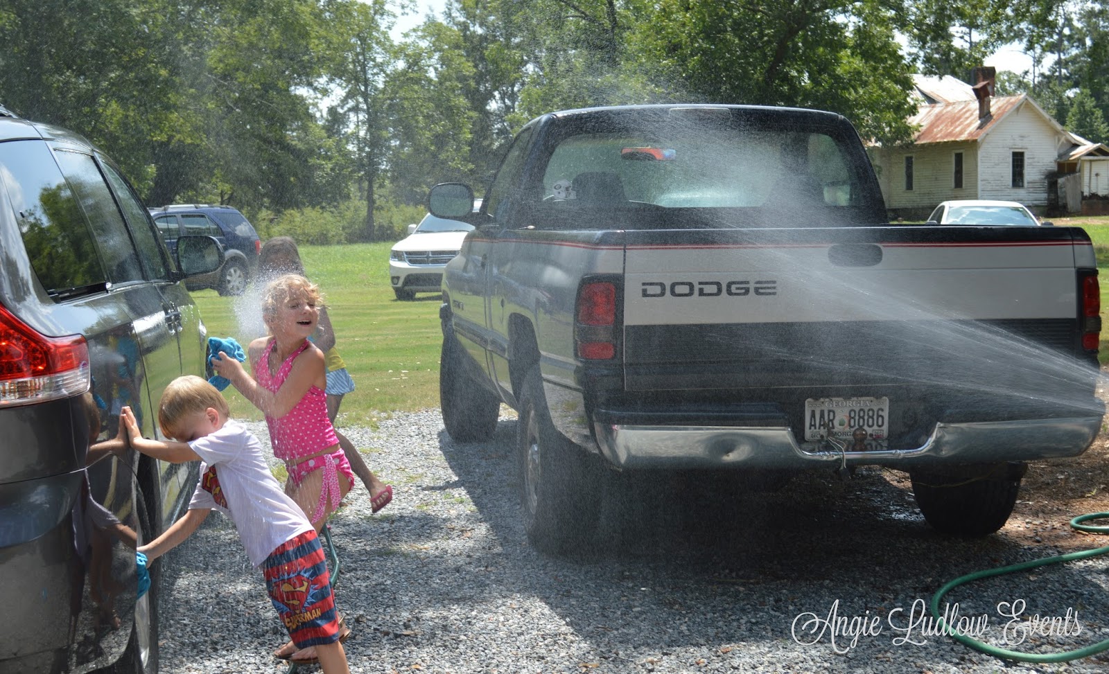The Painted Pineapple Studio: Ada's Car Wash Party