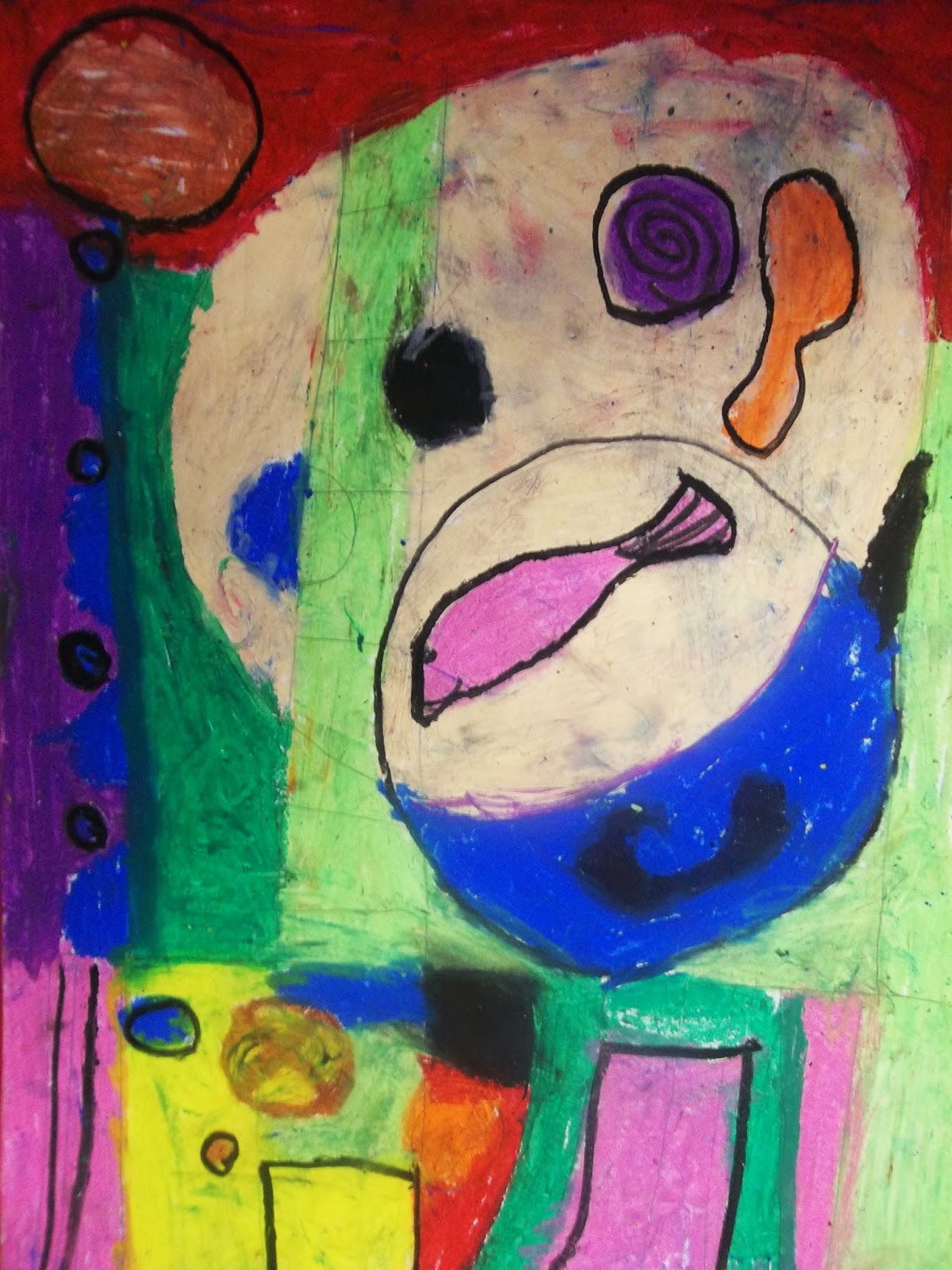 My Blue Art Room: 2nd grade abstractions