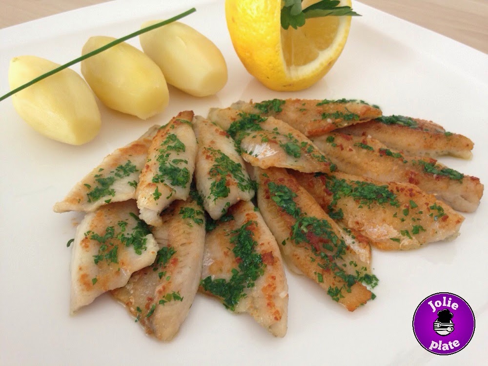 Jolie Plate: Filets de perche meunière et pommes à l'anglaise