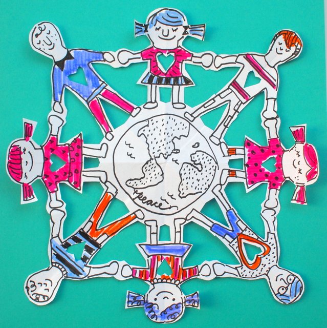 Two Ways to Make Paper People Chains | Pink Stripey Socks