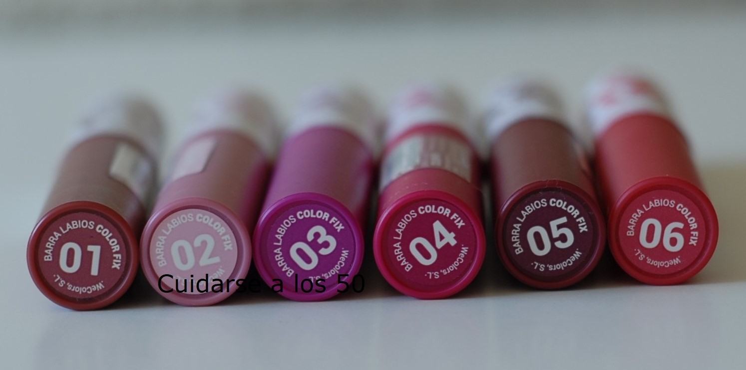 Cuidarse a los 50: Labiales Colorfix de Deliplus