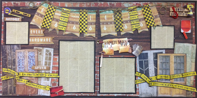 AMAZING GRACE Paper Crafts: Manly layouts