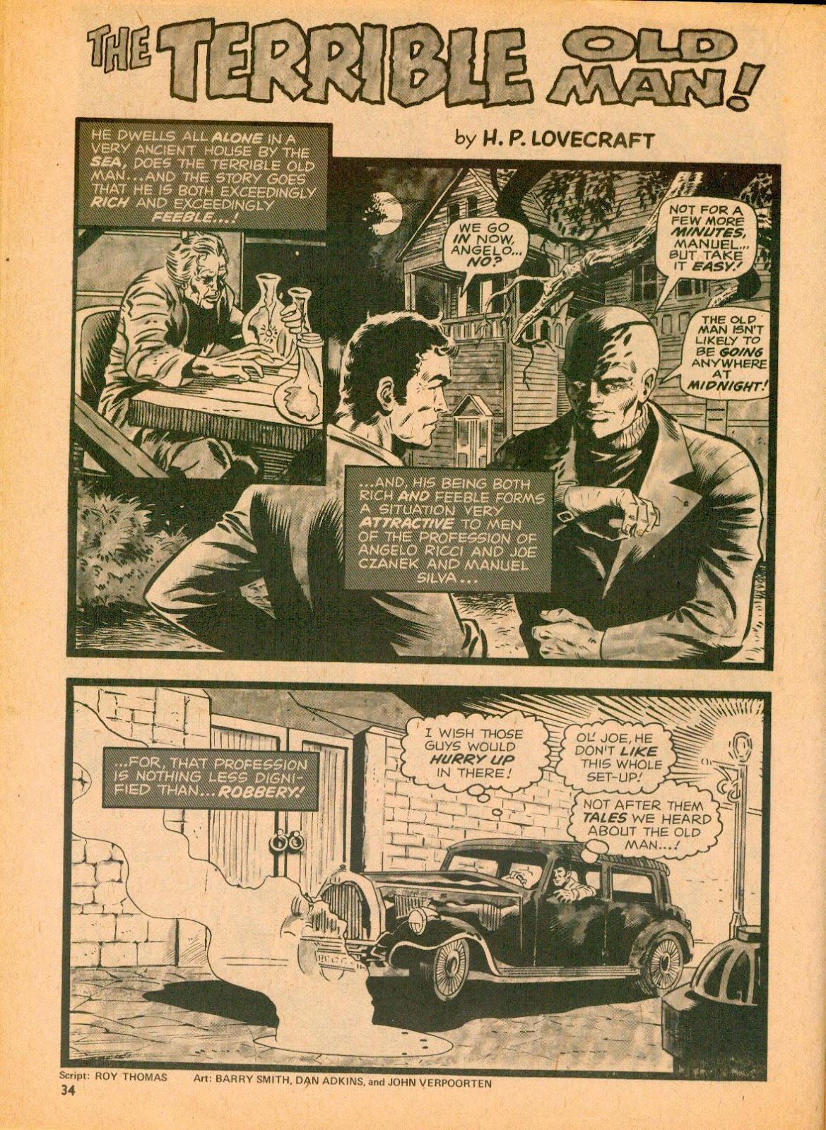 Dr. Theda's Crypt: The Terrible Old Man... By H.P.Lovecraft