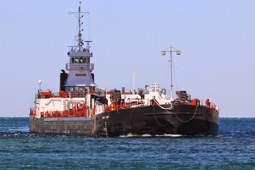 Michigan Exposures: The Tug Michigan and her Barge the Great Lakes