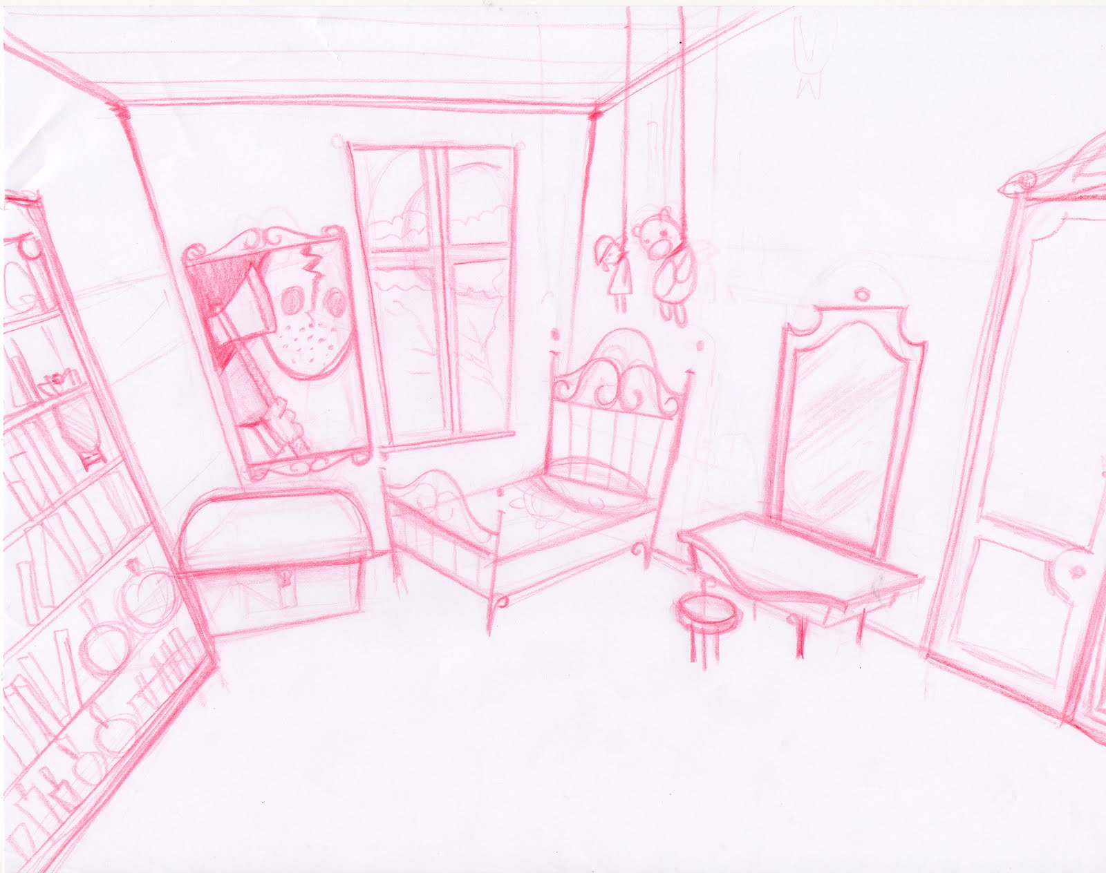 w l a d a !: Habitación Celeste, Hostal Morrison