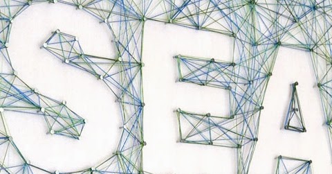 String Art how to with a Sea and Nautical Theme