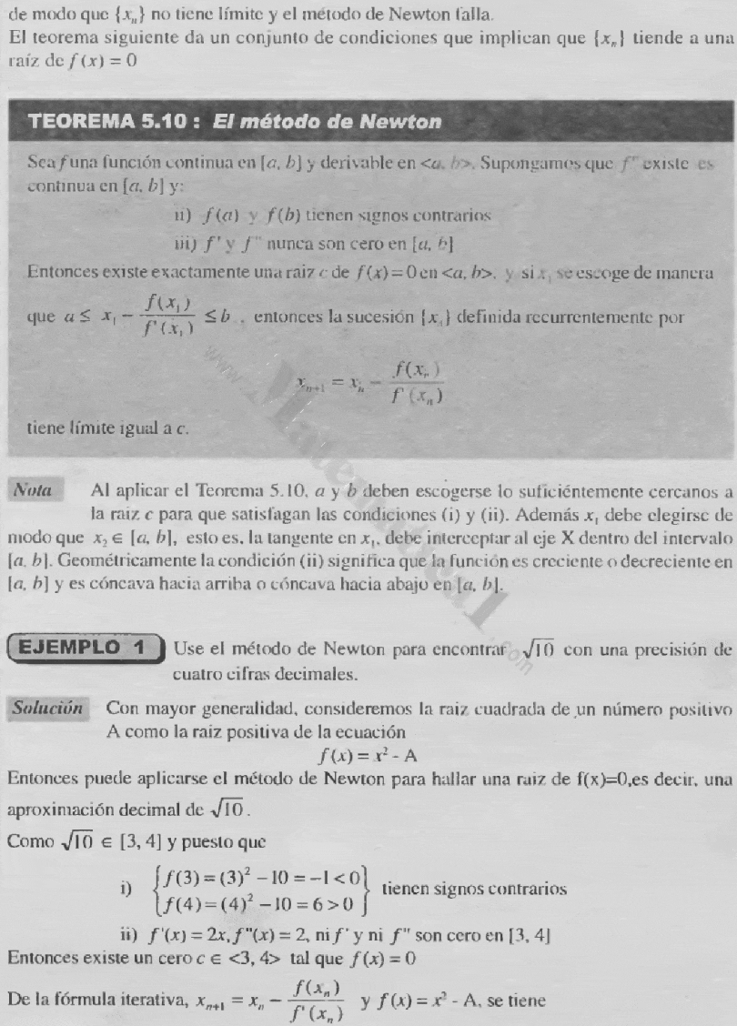 METODO DE NEWTON - RAPHSON EJERCICIOS RESUELTOS PDF