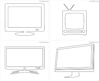 Four Coloring: Free printable Television coloring pages for kids