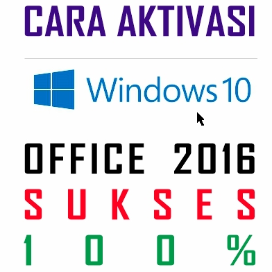 Cara Aktivasi Windows 10 & OFFICE 2016 - Biologizone
