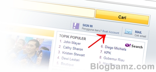 Cara Membuat Email Baru di Yahoo | August Reinaldo