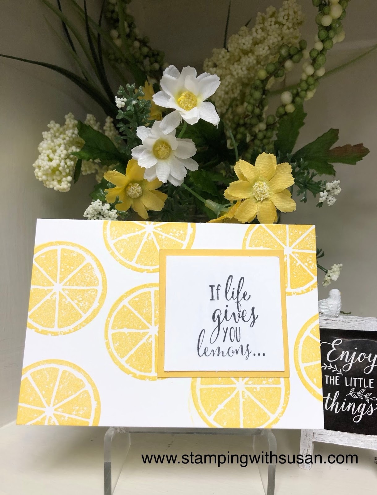 Stamping With Susan: Stampin' Up! Lemon Zest #simplestamping