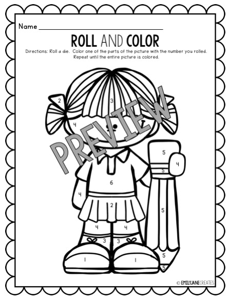 Emily Jane Creates: SEPTEMBER NO PREP LITERACY AND MATH PACKET