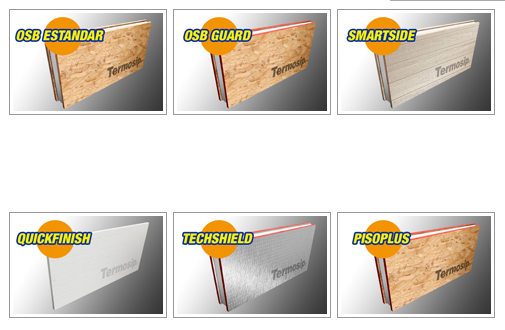 PANELES SIP: TIPOS DE PANELES