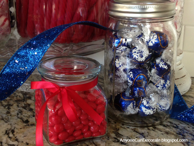Anyone Can Decorate: Easy Peasy Patriotic Candy Display