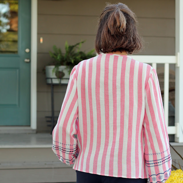 Girls in the Garden: Butterick 6378 - Embroidered Sleeves