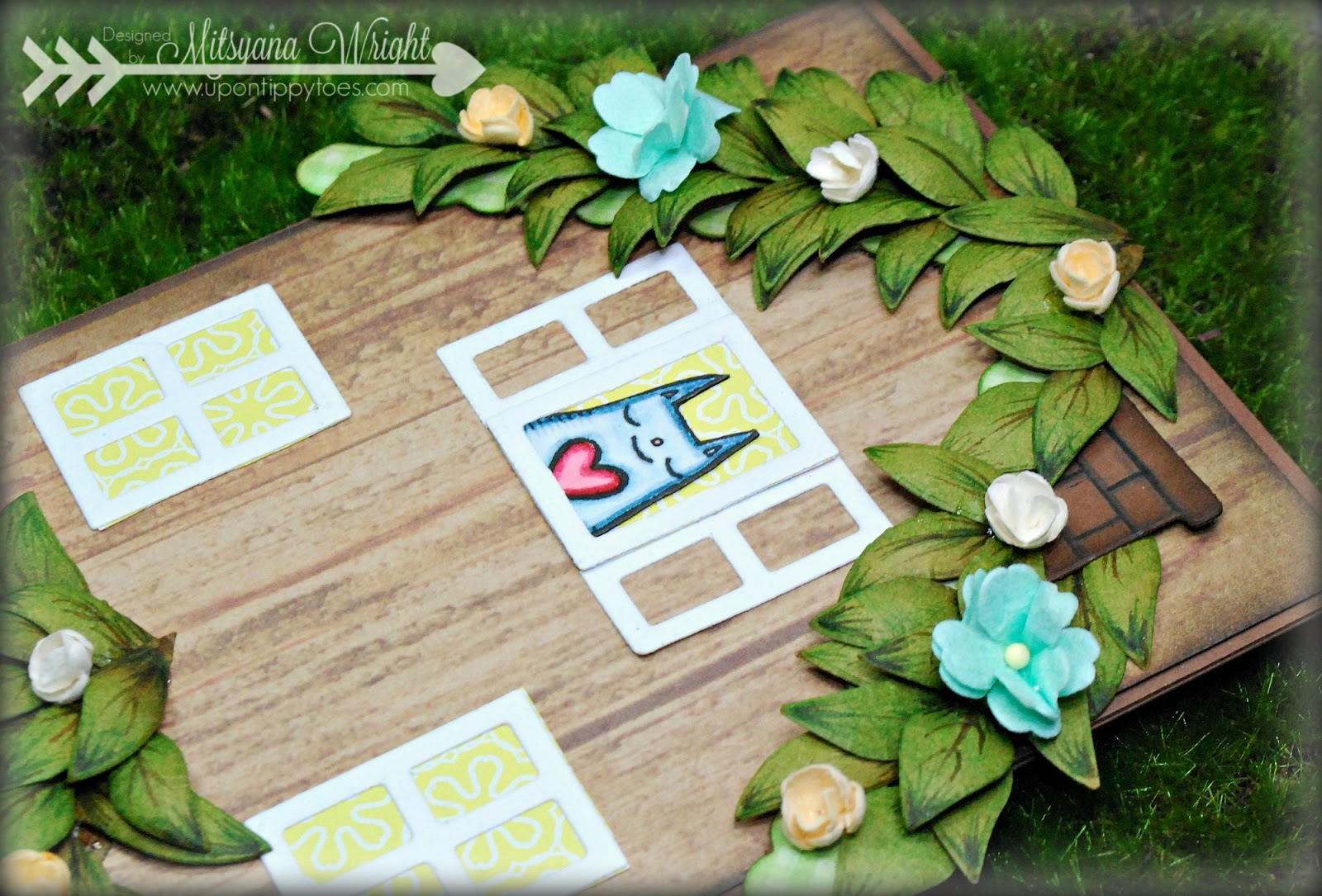 Up On Tippy Toes: Forest Spirits Treehouse Card