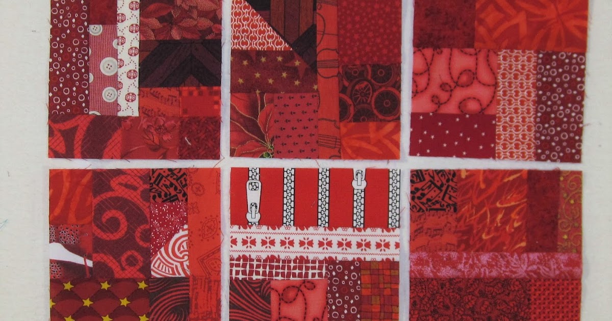 Julie's Quilts and Costumes: Revisiting my Red Scraps