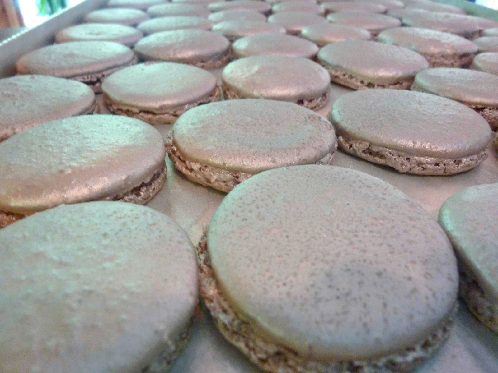 Silver Macarons with Lavender Buttercream for a Wedding – Diary of a ...