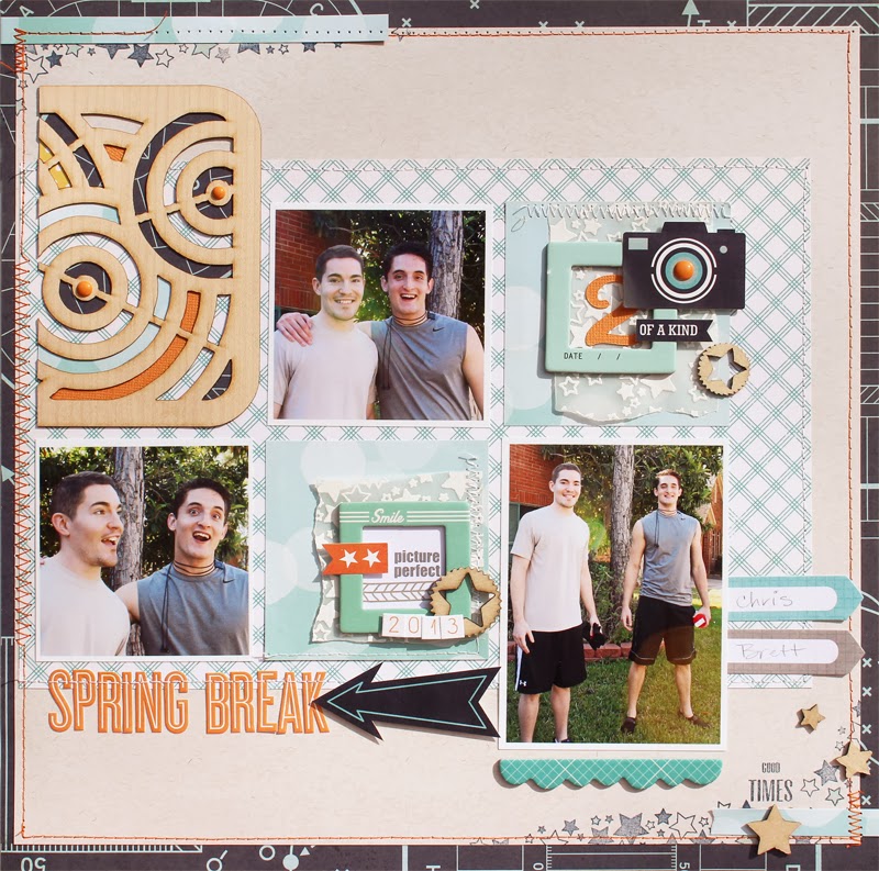 Creatively Savvy: Spring Break *Feb Scraptastic Club kit