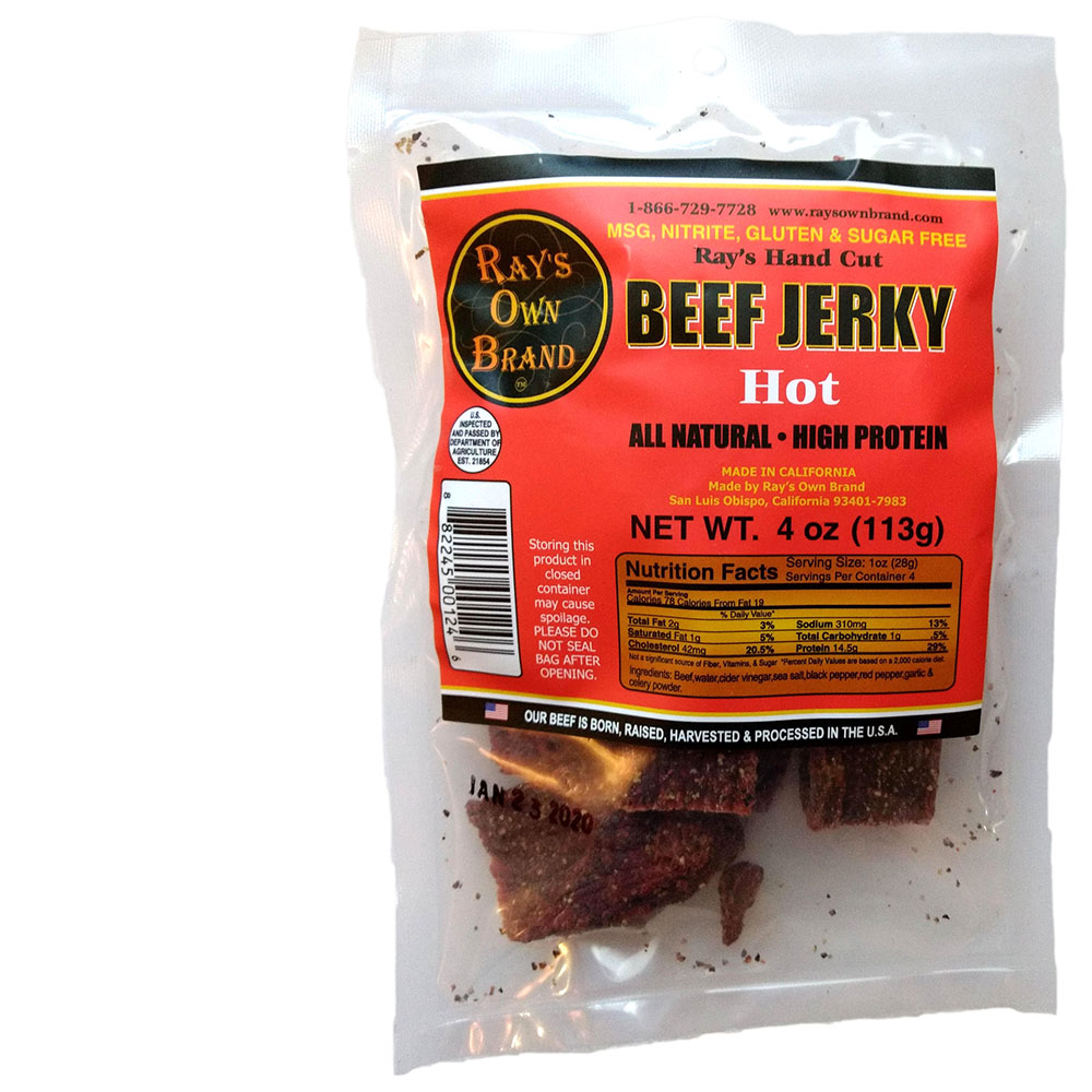 Ray's Own Brand - Hot ~ Beef Jerky Reviews