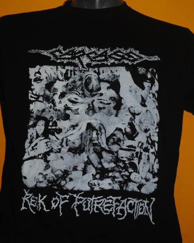 sinister merchandise: CARCASS - "Reek of Putrefaction" shirt