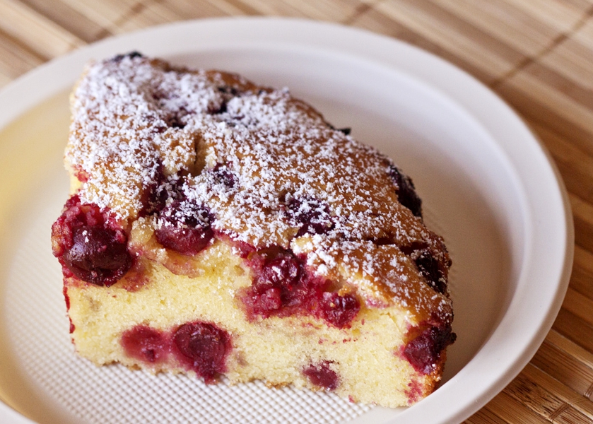 AMAZING CAKE WITH LEMON AND SOUR CHERRIES ~ Macedonian Cuisine