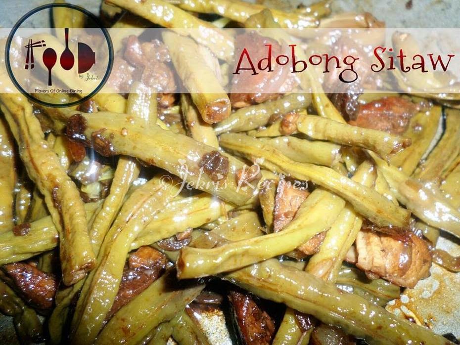 Flavors Of Online Dining: Adobong Sitaw