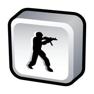 Iconos de juegos: Counter Strike: Icono 3D