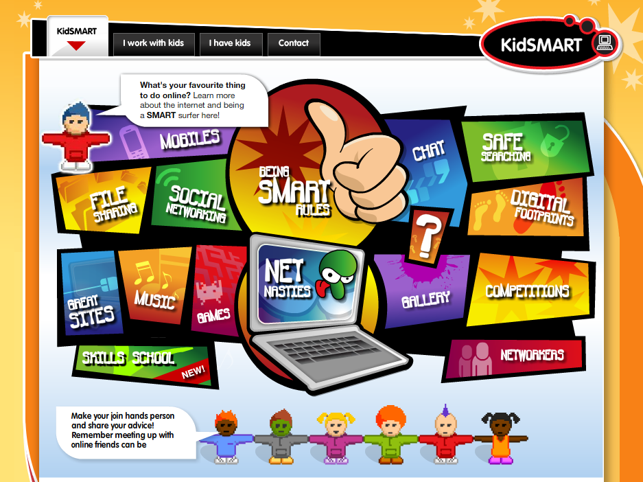 Kidsmart - Internet Safety & Awareness Resources, Games, Videos, Class ...