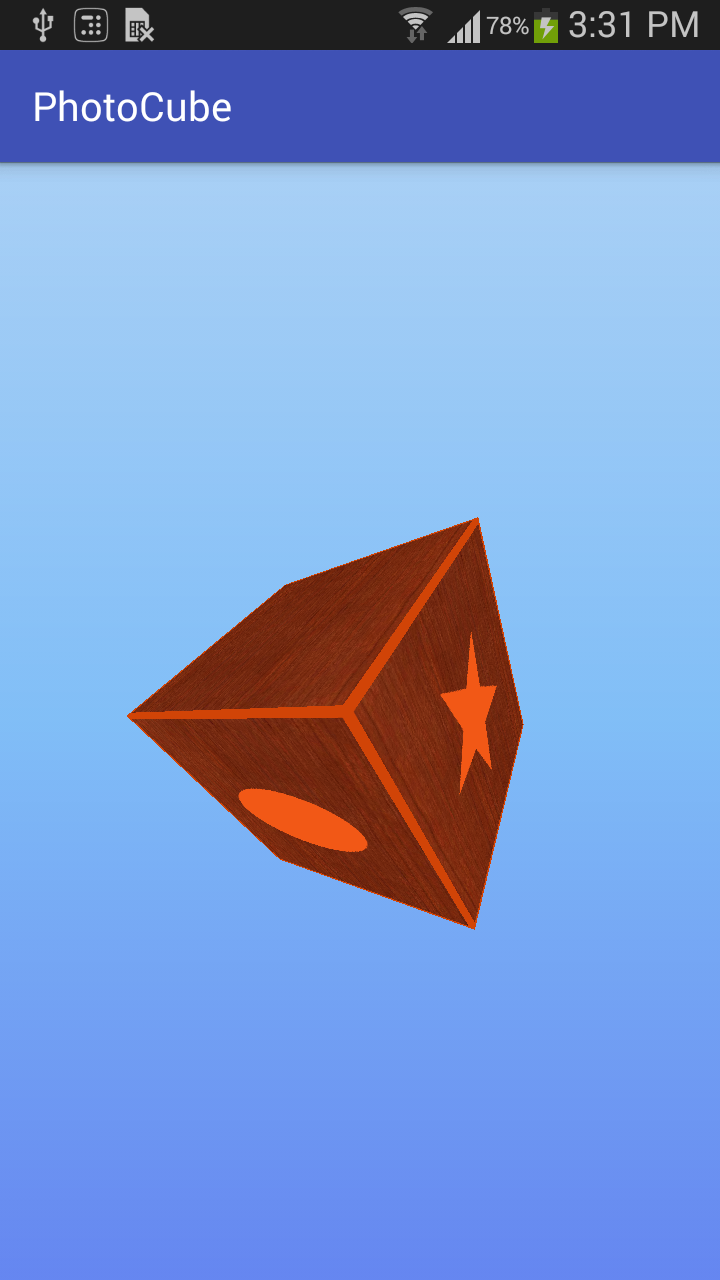 Draw 3d Photo Cube With Opengl In Android Android Tips