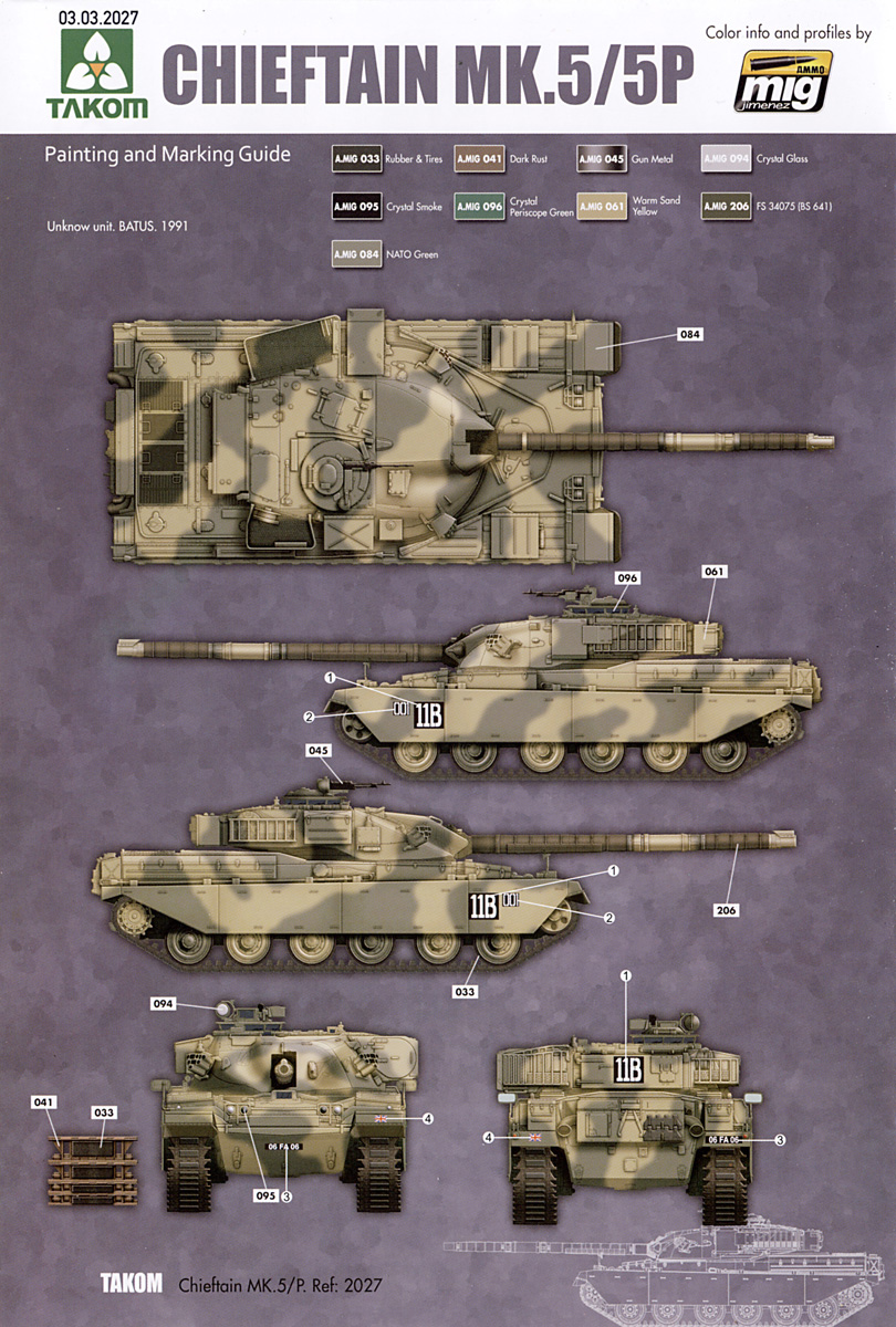 The Modelling News: In boxed: British MBT Chieftain Mk.5/P 2in1 in 35th ...