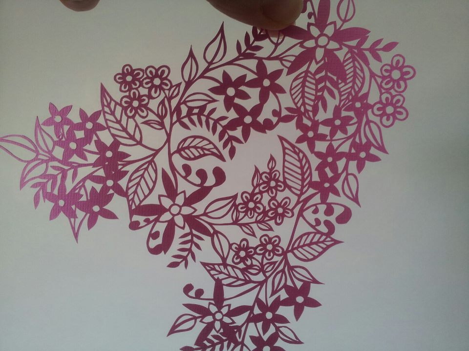 Loula Belle At Home: Paper cut letters