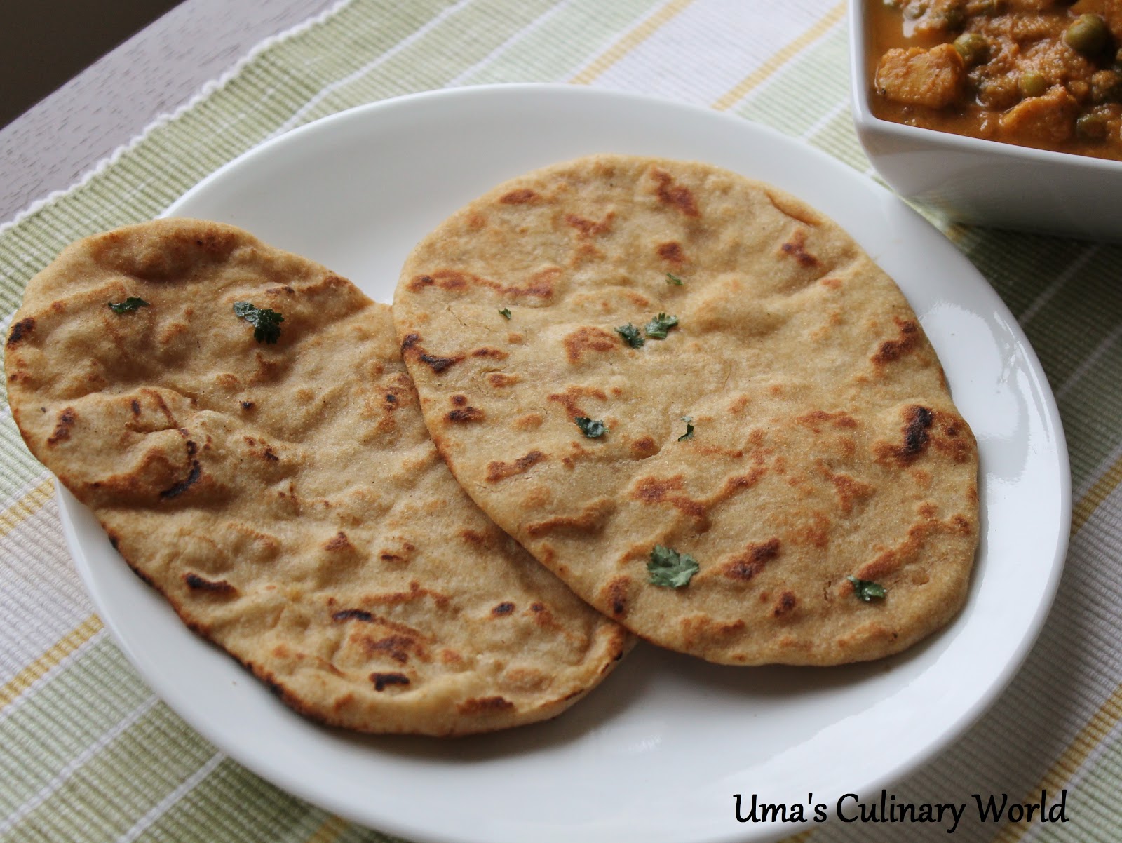 Whole Wheat Tawa Naan