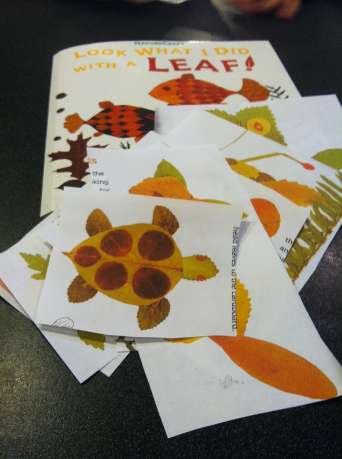 ABC's of Jess's house: Leaf Man