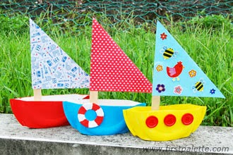 CIKGU EELA (IL) PRESCHOOLERS @ PCE: Paper Plate Sailboat Craft