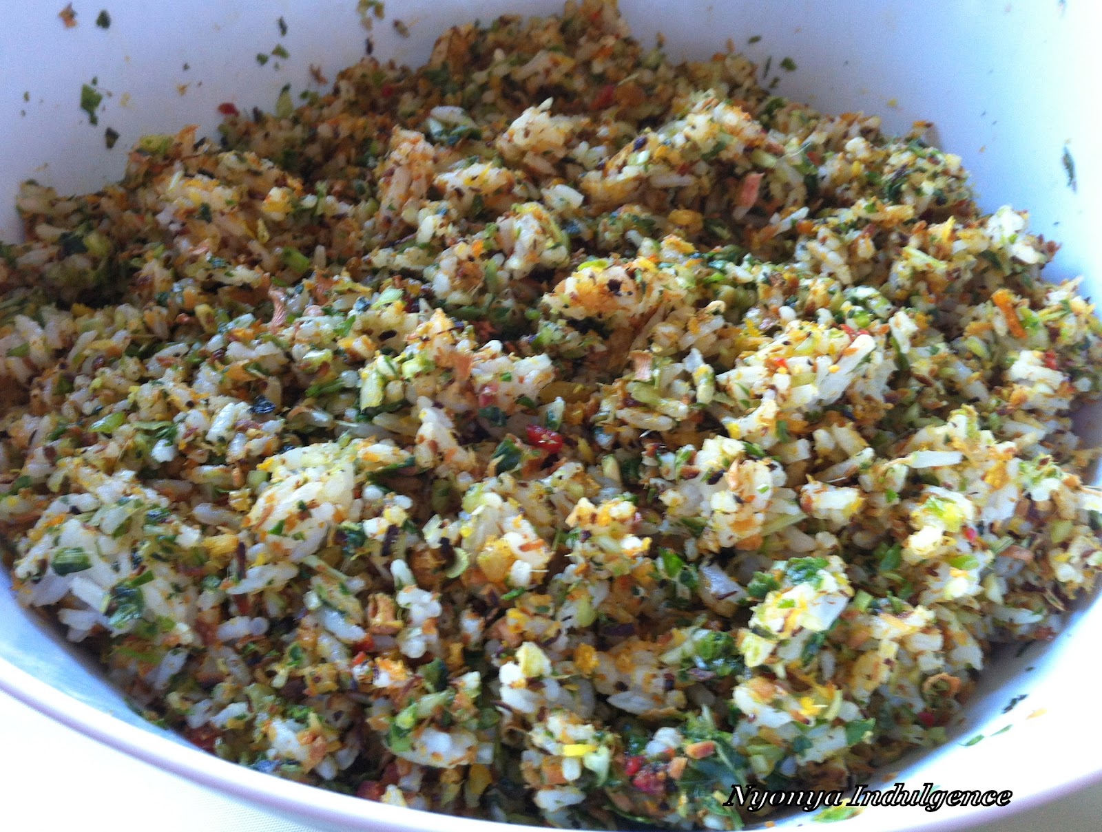 Nyonya Indulgence: Nasi Ulam (Herb Rice)