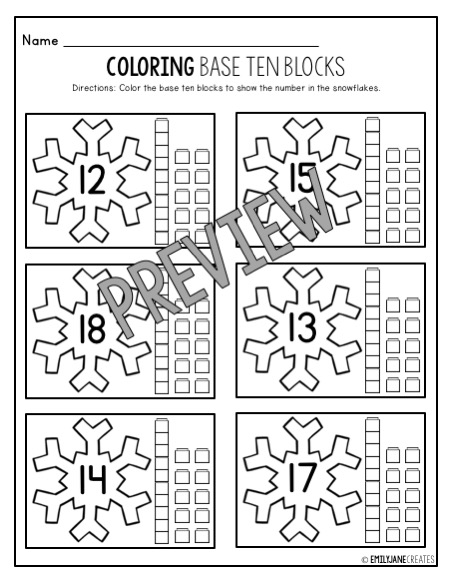 Emily Jane Creates: DECEMBER NO PREP KINDERGARTEN PACKET-OVER 100 PAGES!