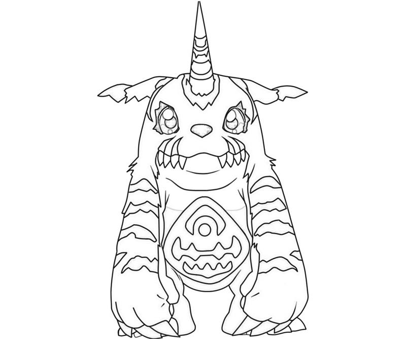 Gabumon Digimon | How Coloring