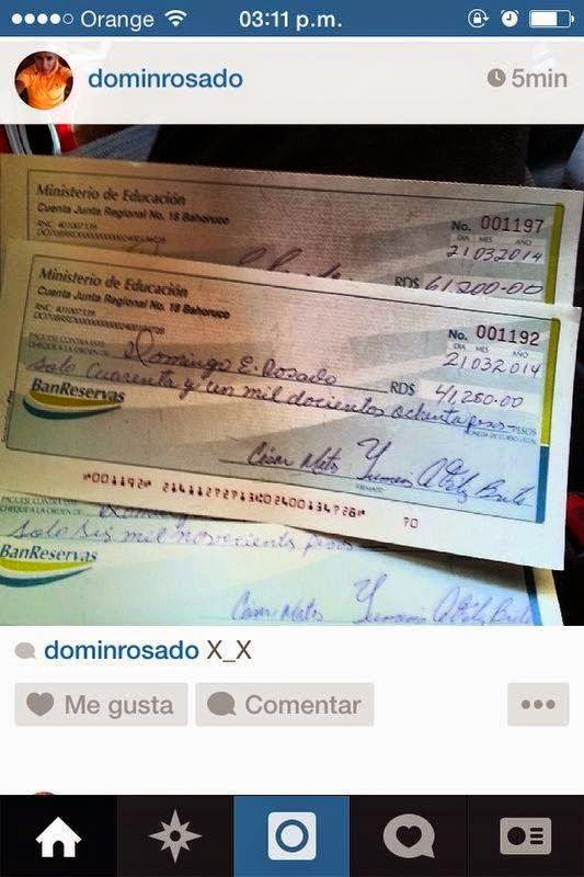 PUROS JARAGUENSES: publicación de cheques, ponen en dudas uso se le da ...